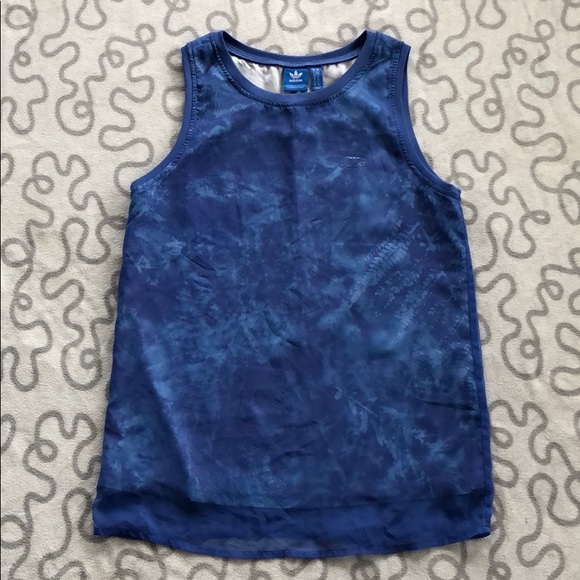 adidas | Tops | Adidas Blue Running Tank Top | Poshmark